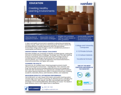 Campus Janitorial Cleaning Services | Harvard Maintenance