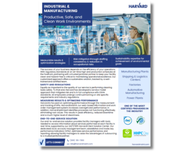 Industrial & Manufacturing | Harvard Maintenance